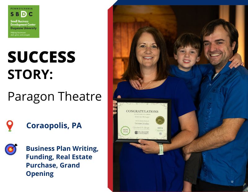 Paragon Theatre: Deborah Metzger's Dream Comes True in Coraopolis